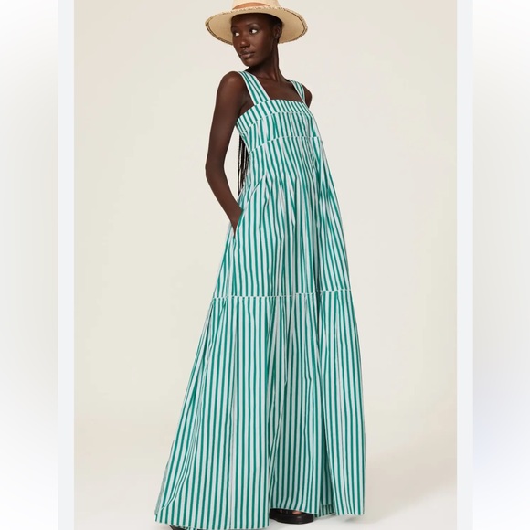 PLAN C | Dresses | Plan C Size 38 Stripeprint Maxi Dress | Poshmark